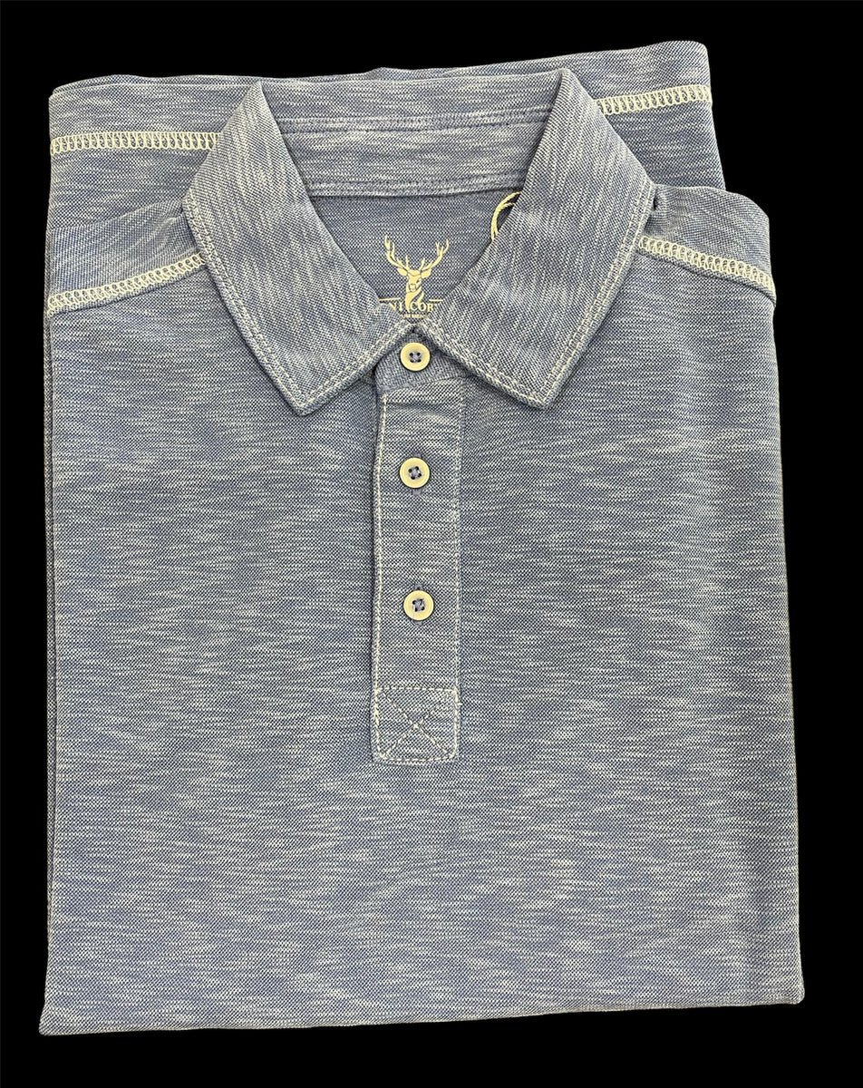 NICOBY SS SUPER SOFT SLUB POLO - LAPIS BLUE – 580 South Mens & Boys ...