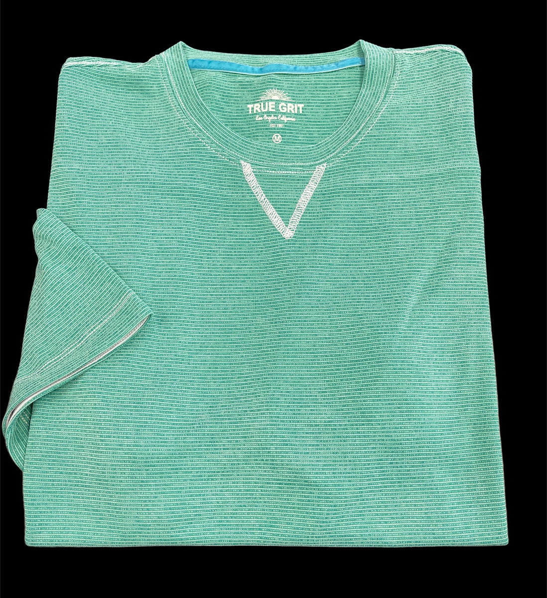 TENCEL STRIP CREW - GRASS – 580 South Mens & Boys Clothing, Footwear ...